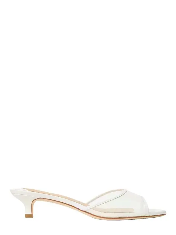 Ralph Lauren Francesca Mesh Mules - White