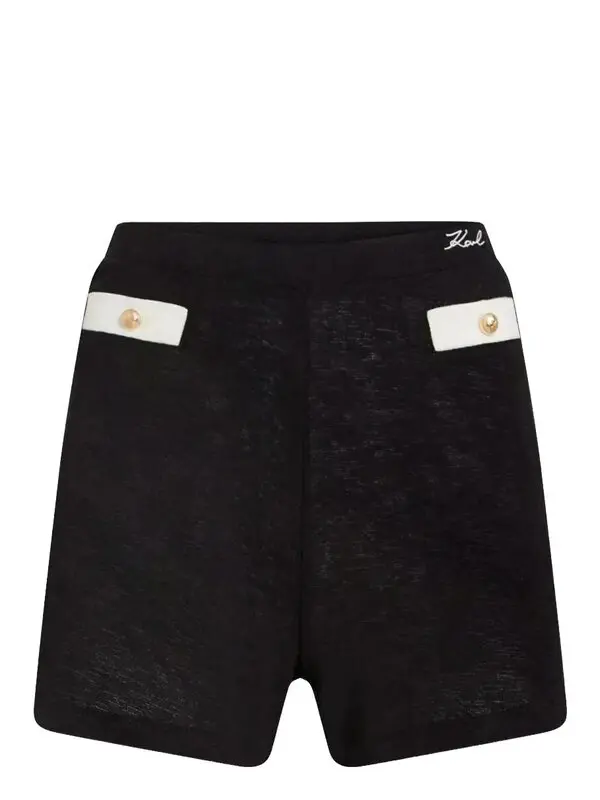 Karl Lagerfeld Karl Signature Shorts - Black