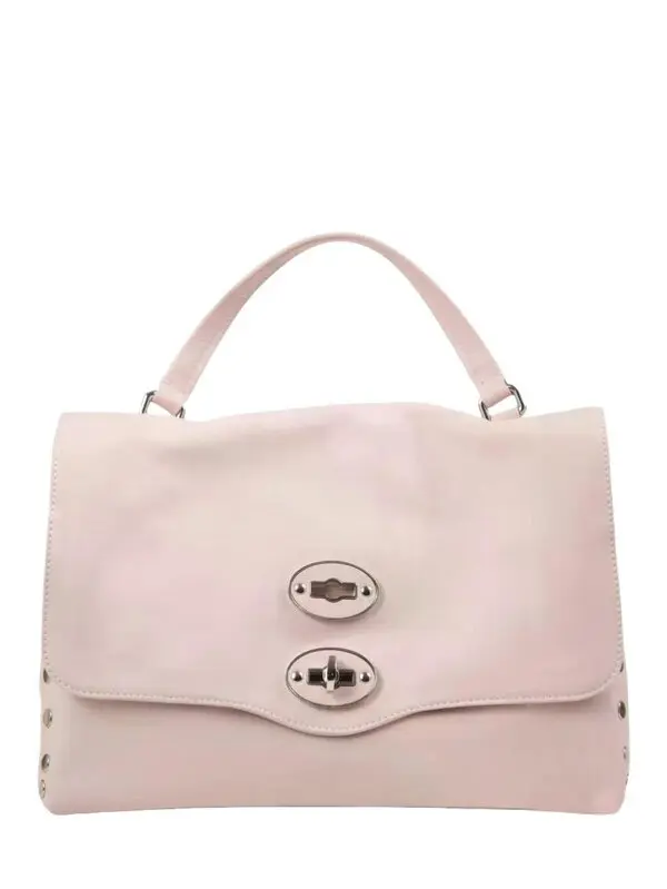 ZANELLATO Postina Rivets Flap Tote Bag - Pink