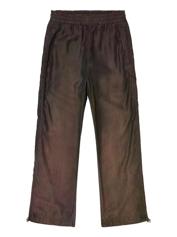 DIESEL® D-roder Drawstring Trousers Faded Effect - Brown