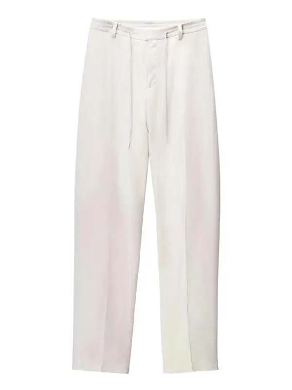 Alexander Wang Drawcord Tailored Trousers - White