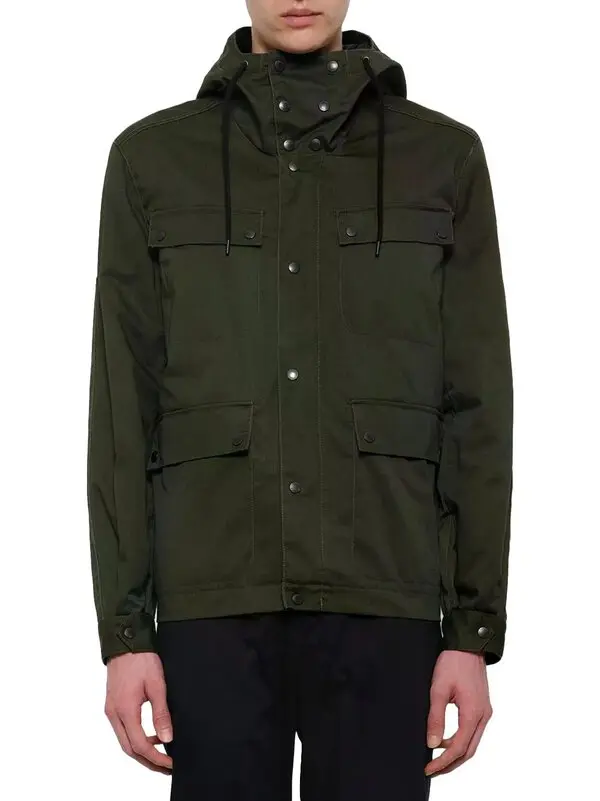 Kenzo Logo-print Hooded Parka - Green
