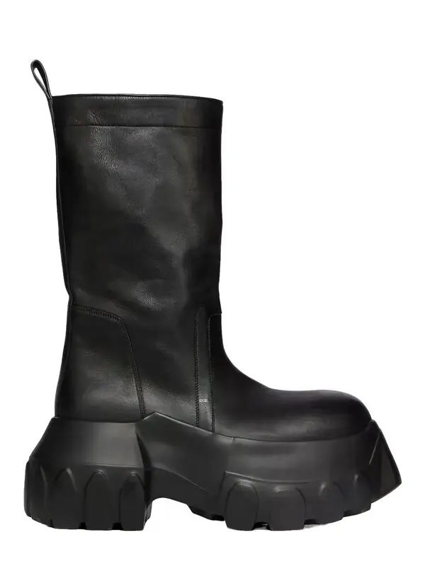 Rick Owens Mega Tractor Boots - Black