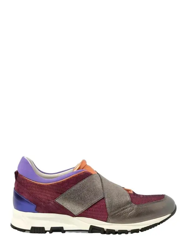 LANVIN Elastic Band Running Sneakers - Red