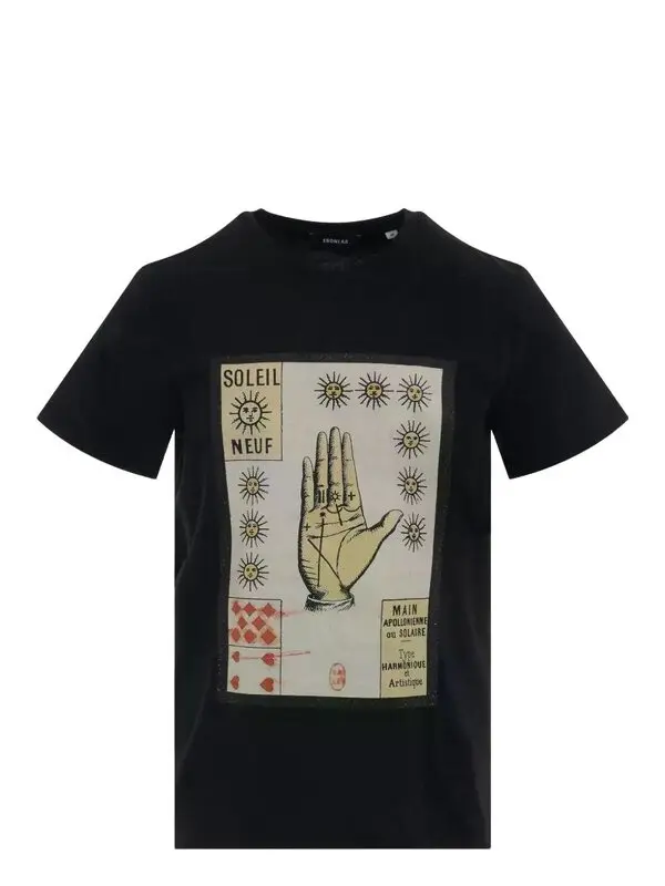EGONLAB Sun Nine Graphic-print T-shirt - Black