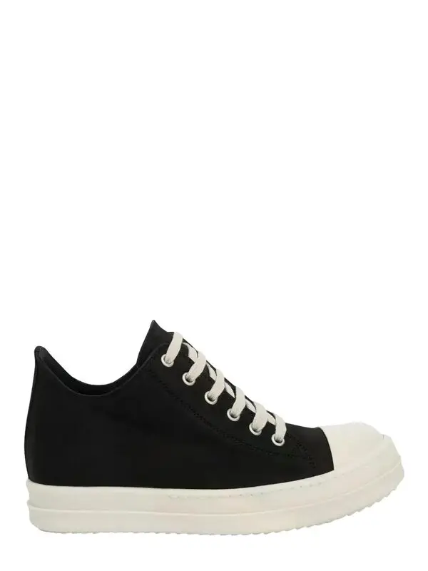 Rick Owens Lace-up Leather Sneakers - Black