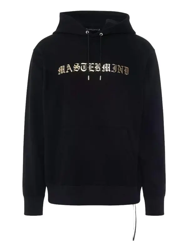 MASTERMIND WORLD Foil-logo Skull Print Hoodie - Black