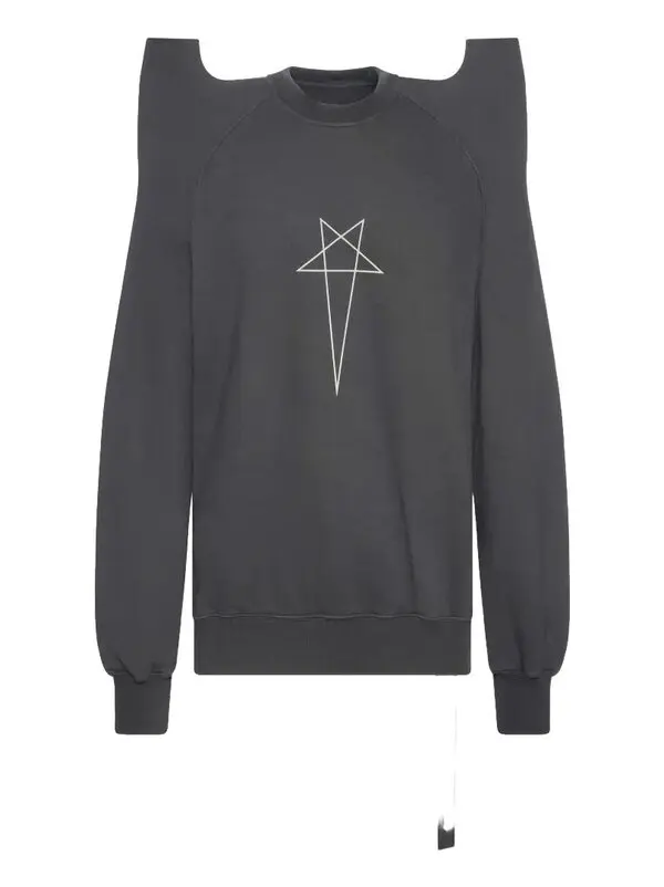 Rick Owens Pentagram Tec Sweater - Black