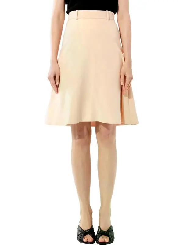 Balenciaga Panelled Midi Skirt - Neutrals