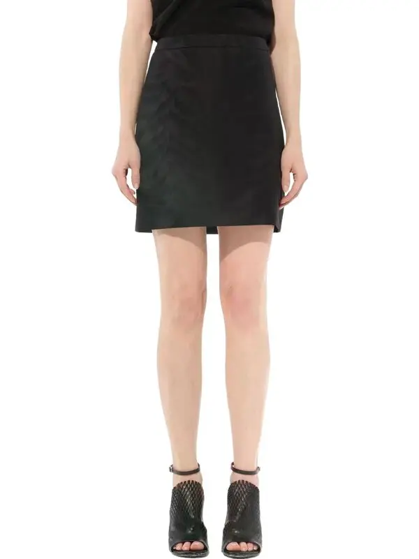 Givenchy A-line Jacquard Mini Skirt - Black