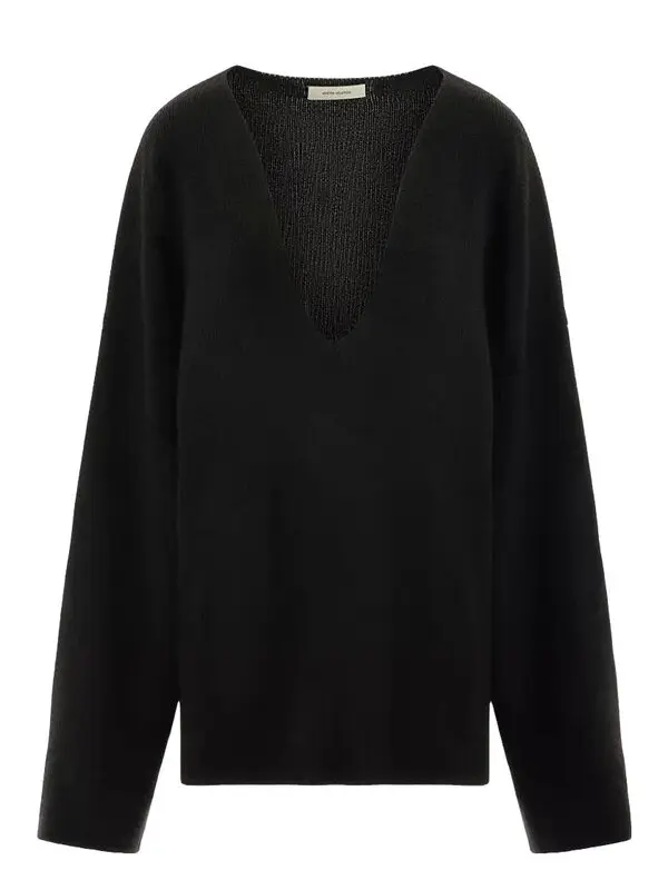 ENTIRE STUDIOS Dormer V-neck Sweater - Black