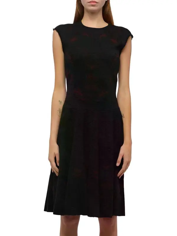 Alexander McQueen Lace Mini Dress - Black