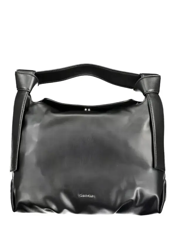 Calvin Klein Plaque Tote Bag - Black