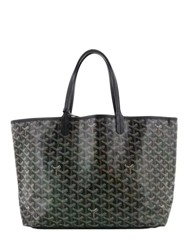 Goyard Saint Louis Coated Canvas Pm Tote Bag - Black