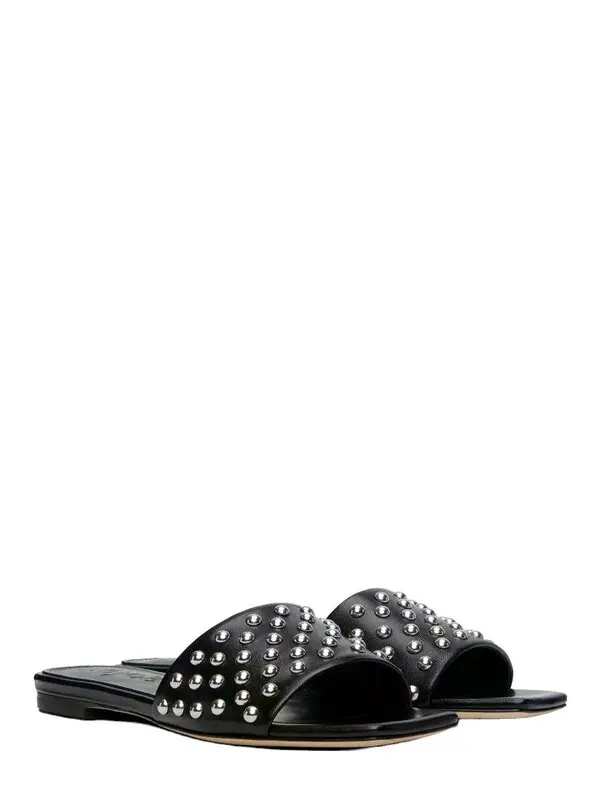 AeydĒ Anna Studded Sandals - Black