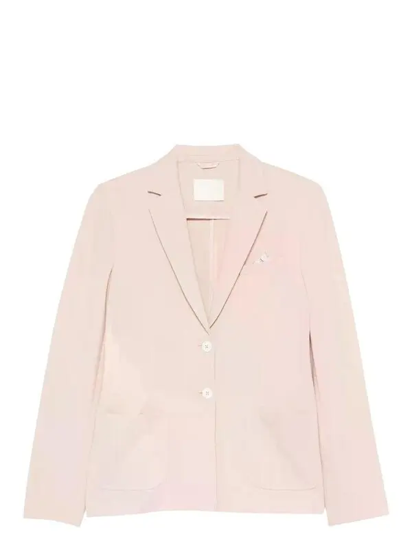 CIRCOLO 1901 Single-breasted Notched-lapel Blazer - Neutrals