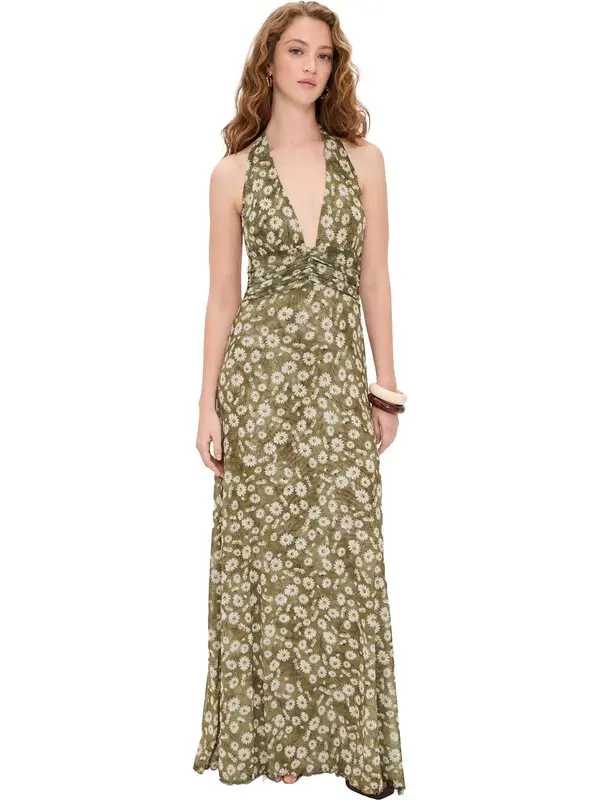 RESA Chelsea Maxi Dress With Daisy Print - Lovelace