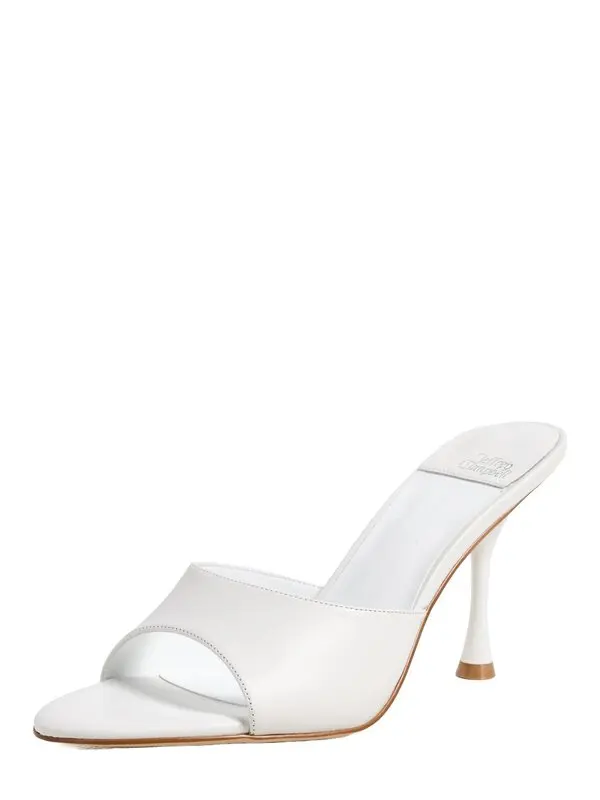 Jeffrey Campbell Agent Mules - White