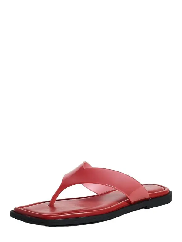 Rag & Bone Gracie Jelly Thong Sandals - Lava