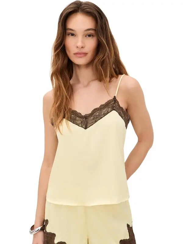 MADISON THE LABEL Olesya Top - Lemon