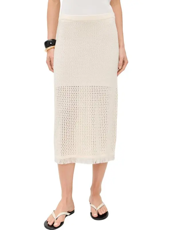 Velvet By Graham & Spencer Blythe Skirt - Milk