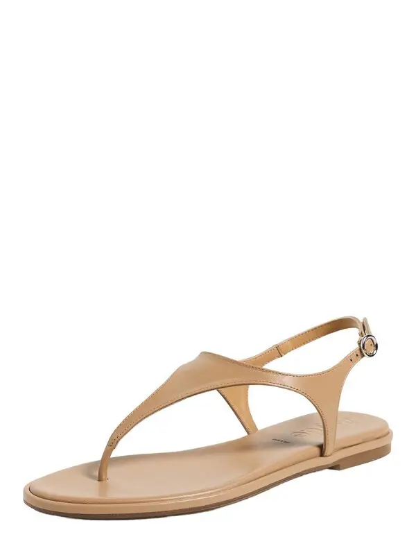 AeydĒ Raine Nappa Leather Sandals - Hazelnut