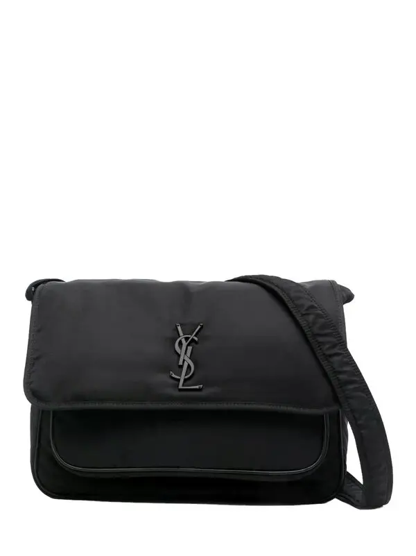 Saint Laurent Niki -plaque Messenger Bag - Black