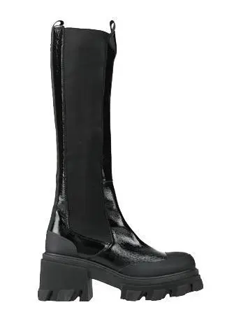 GANNI Leather Boots - Black