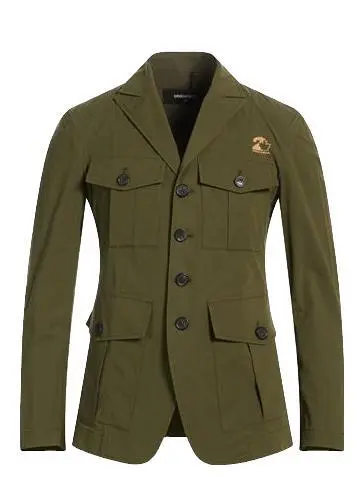 Dsquared2 Military Cotton-elastane Blazer - Green
