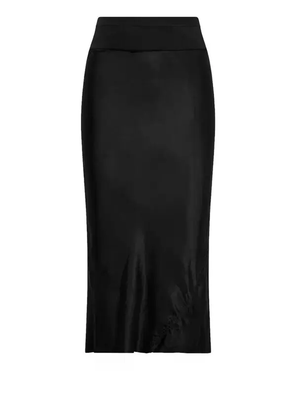 Rick Owens Bias-cut Midi Skirt - Black