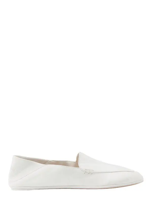 Calvin Klein Vela Leather Loafers - White
