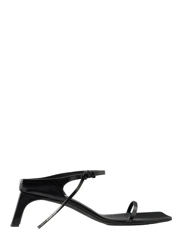 Calvin Klein Tilda Leather Sandals - Black
