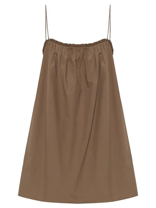 Matteau Short Off-the-shoulder Dress - Brown