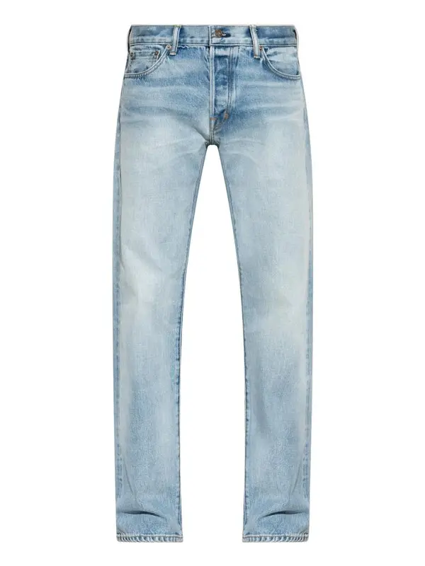 TOM FORD Straight-leg Jeans In Washed - Blue