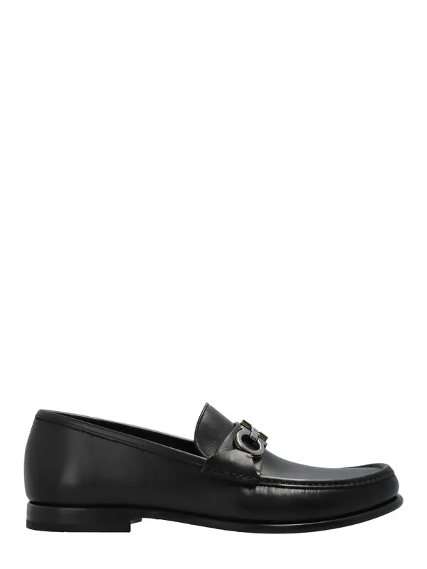 FERRAGAMO Avril Loafer Shoes - Black