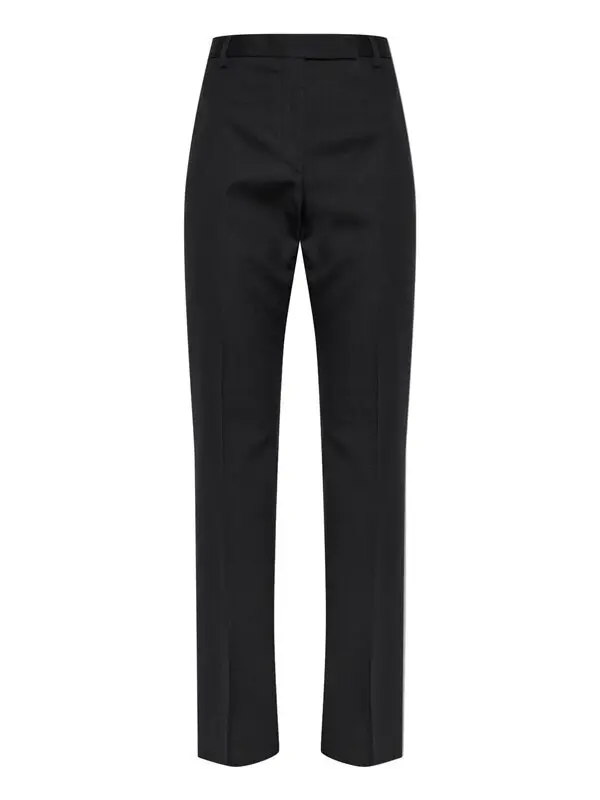 TOM FORD Tailored Creased Trousers - Black