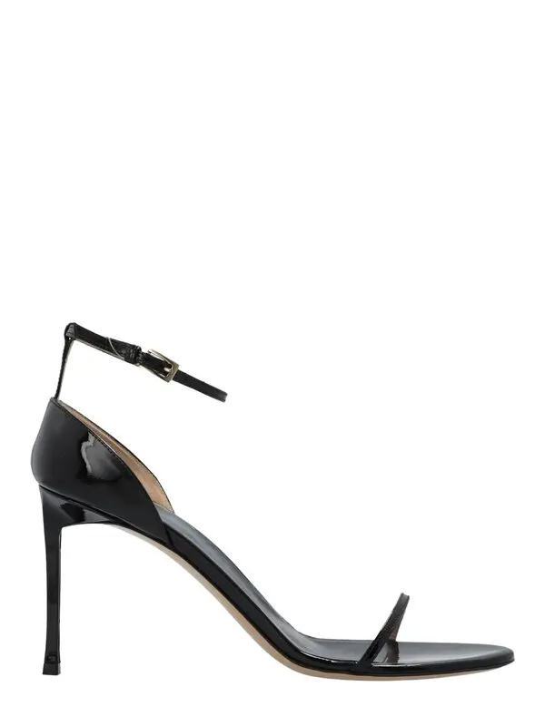 TOM FORD Leather Heeled Sandals - Black