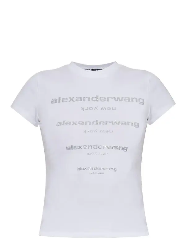 Alexander Wang Logo T-shirt - White