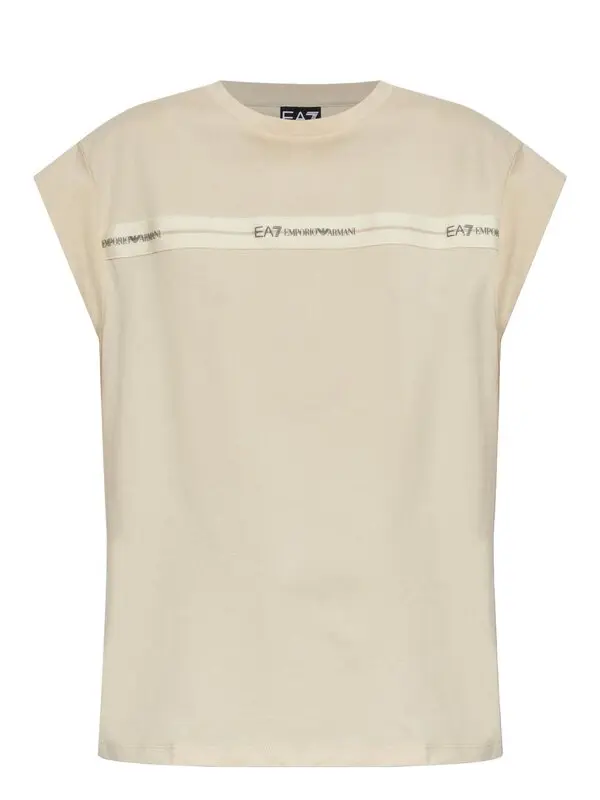 EA7 Loose-fit Top - Beige