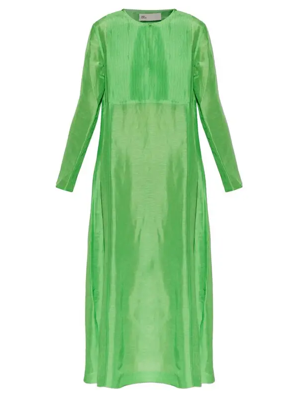 Tory Burch Long Sleeve Maxi Dress - Green