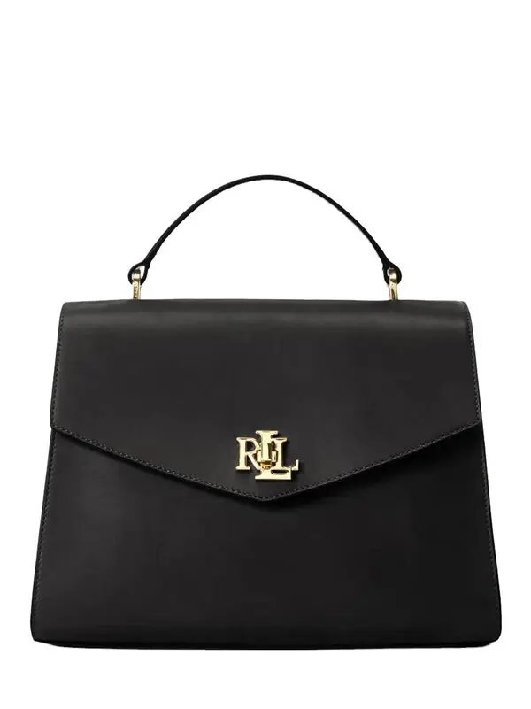 Ralph Lauren Farrah Turn-lock Tote Bag - Black