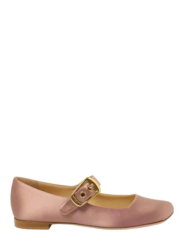 Chloé Polly Buckle-strap Ballet Flats - Pink