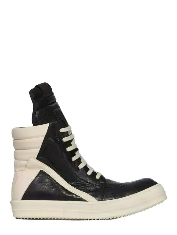 Rick Owens Geobasket High-top Sneakers - Black