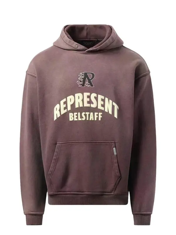 REPRESENT X Belstaff Flame Phoenix Hoodie - Brown