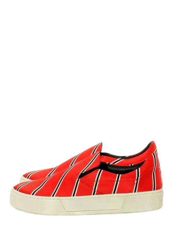 Balenciaga Striped Slip-on Sneakers - Red