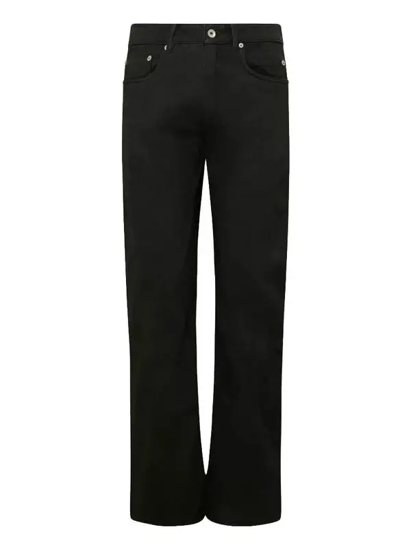 Rick Owens Waxed Finish Jeans - Black