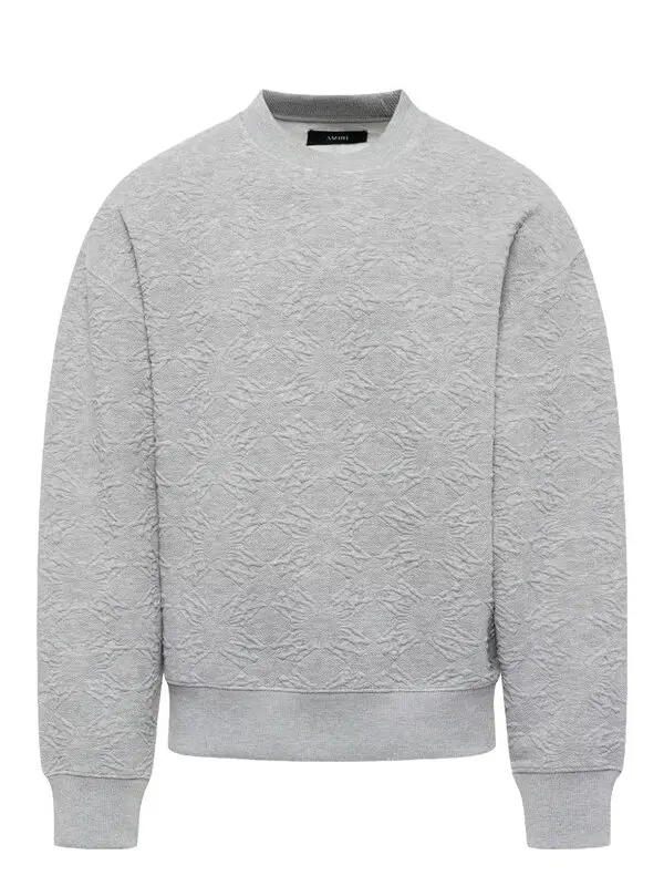 Amiri Ma Quad Oversized Sweater - Grey
