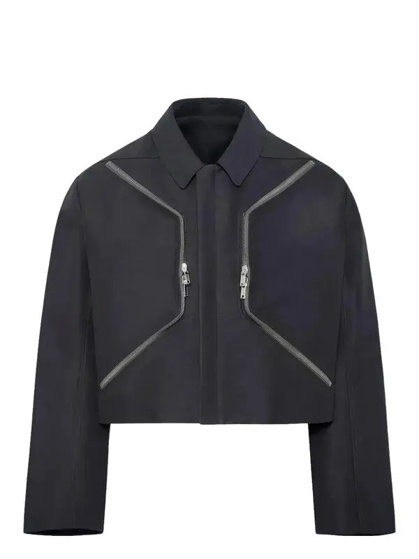 Rick Owens Heizer Zip-detail Jacket - Black
