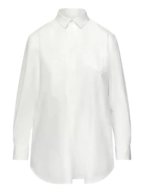 Sacai Chest-pocket Poplin Shirt - White