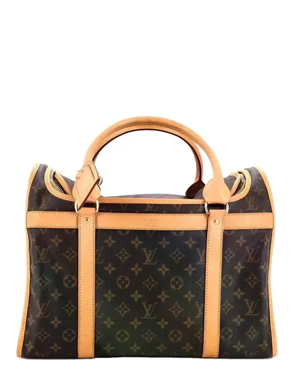 LOUIS VUITTON Monogram Canvas 40 Satchel Bag - Brown
